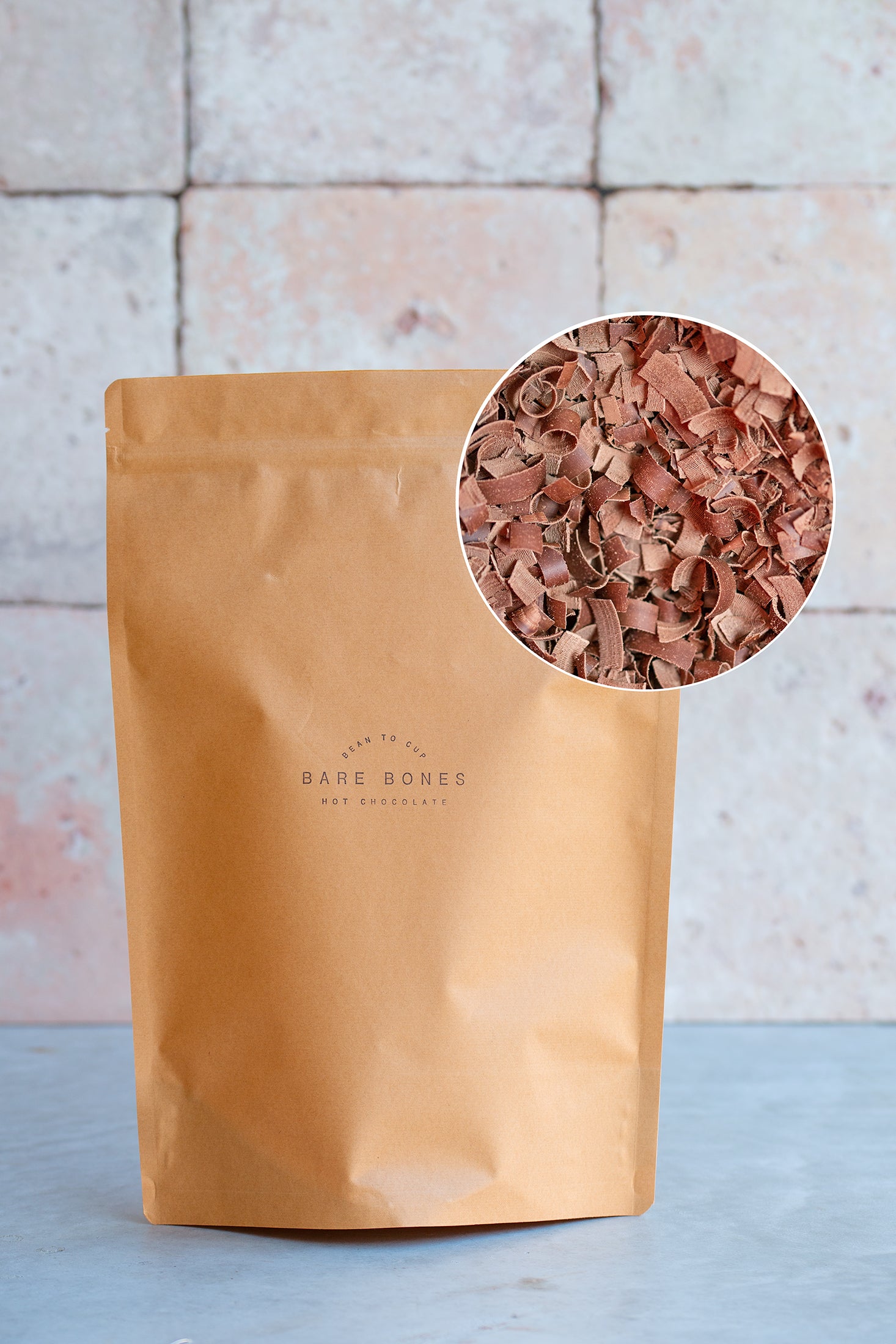 68% Salted Hot Chocolate Flakes – Organic and vegan chocolate | Bare ...